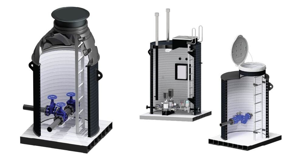 Vannkum, tekniske kummer og rør | Distribusjon av drikkevann | Uponor