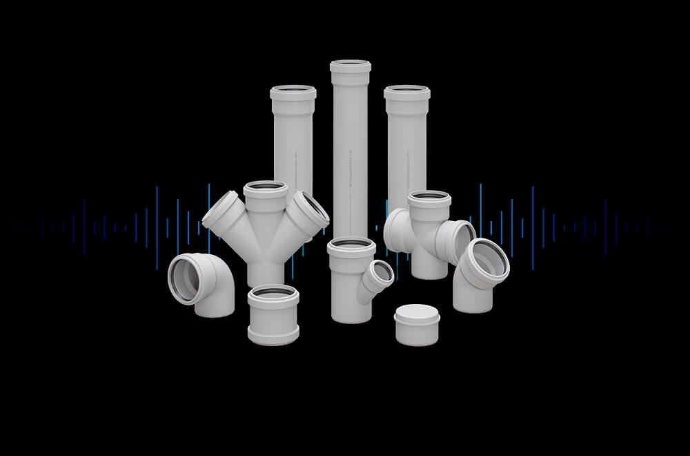 GF Silenta Premium acoustic drainage pipe | Uponor