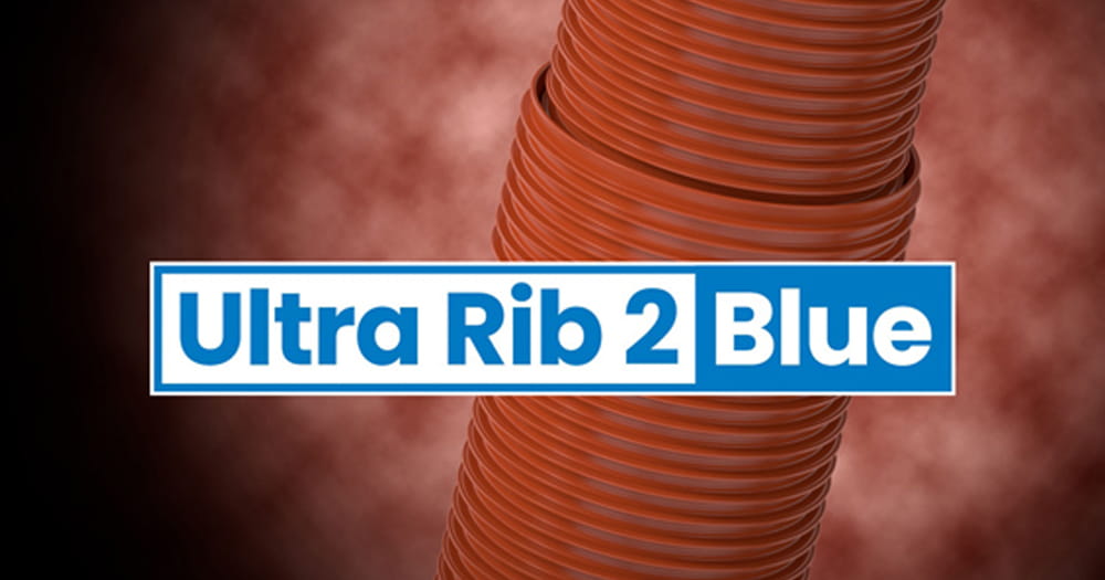 Ultra Rib 2 Blue – det första hållbara plaströret | Uponor