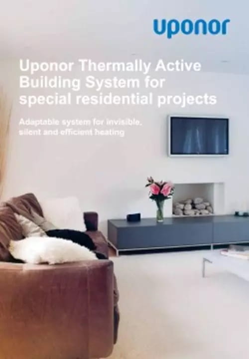 Thermally activated building systems | Uponor