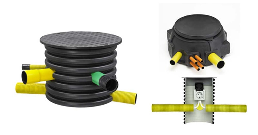 Kabel- & teknikbrunnar i PE & PP från Uponor Infra | Uponor